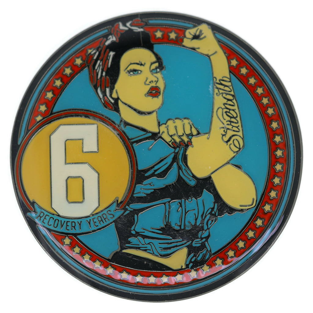 6 Year AA Medallions - Six Year Alcoholics Anonymous Coins and Chips ...