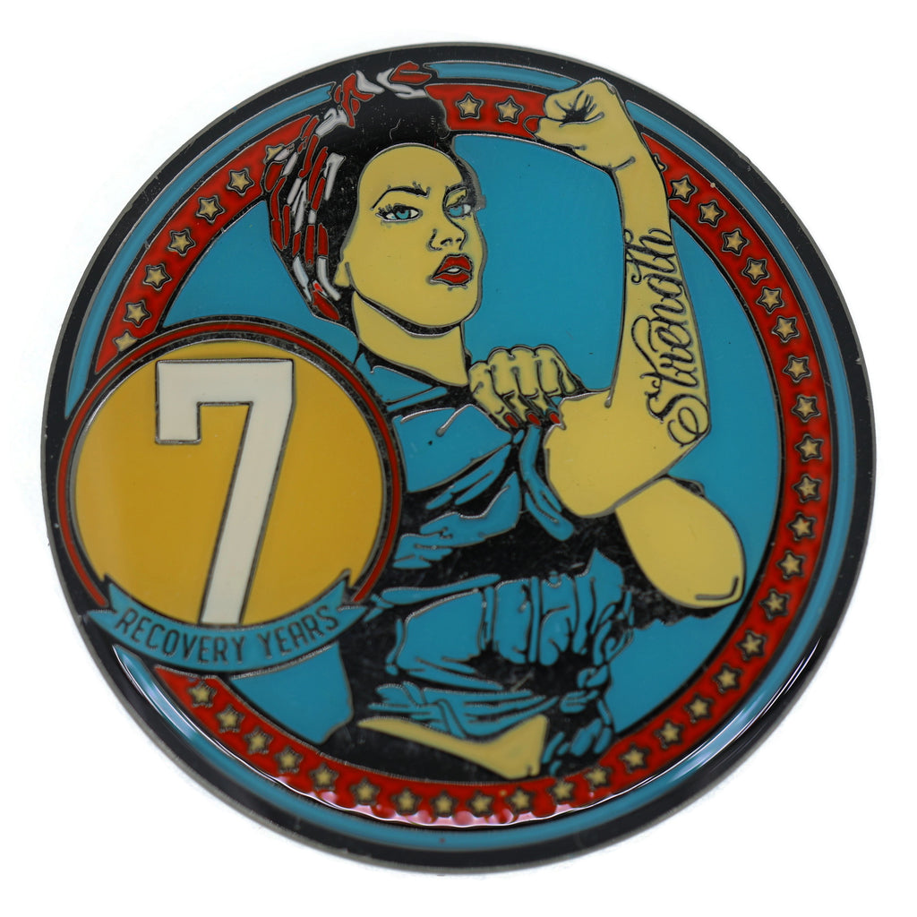 7 Year AA Medallions - Seven Year Alcoholics Anonymous Coins and Chips ...