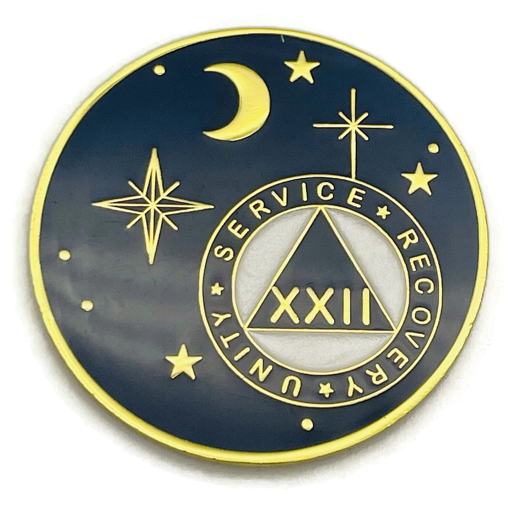 22 Year AA Medallions - Twenty-Two Year Alcoholics Anonymous Coins and ...