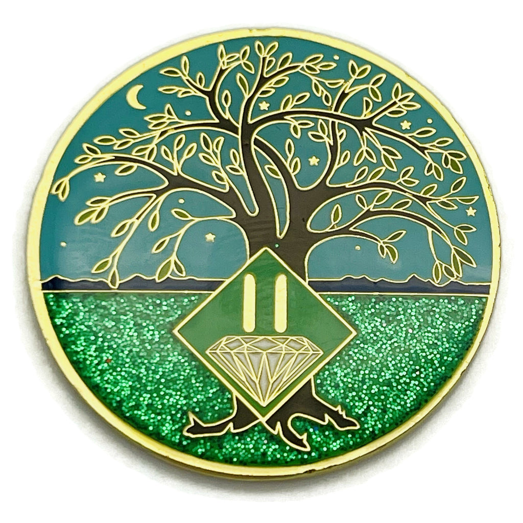 1 to 45 Year NA Medallions - Narcotics Anonymous Birthday Coins, Chips ...