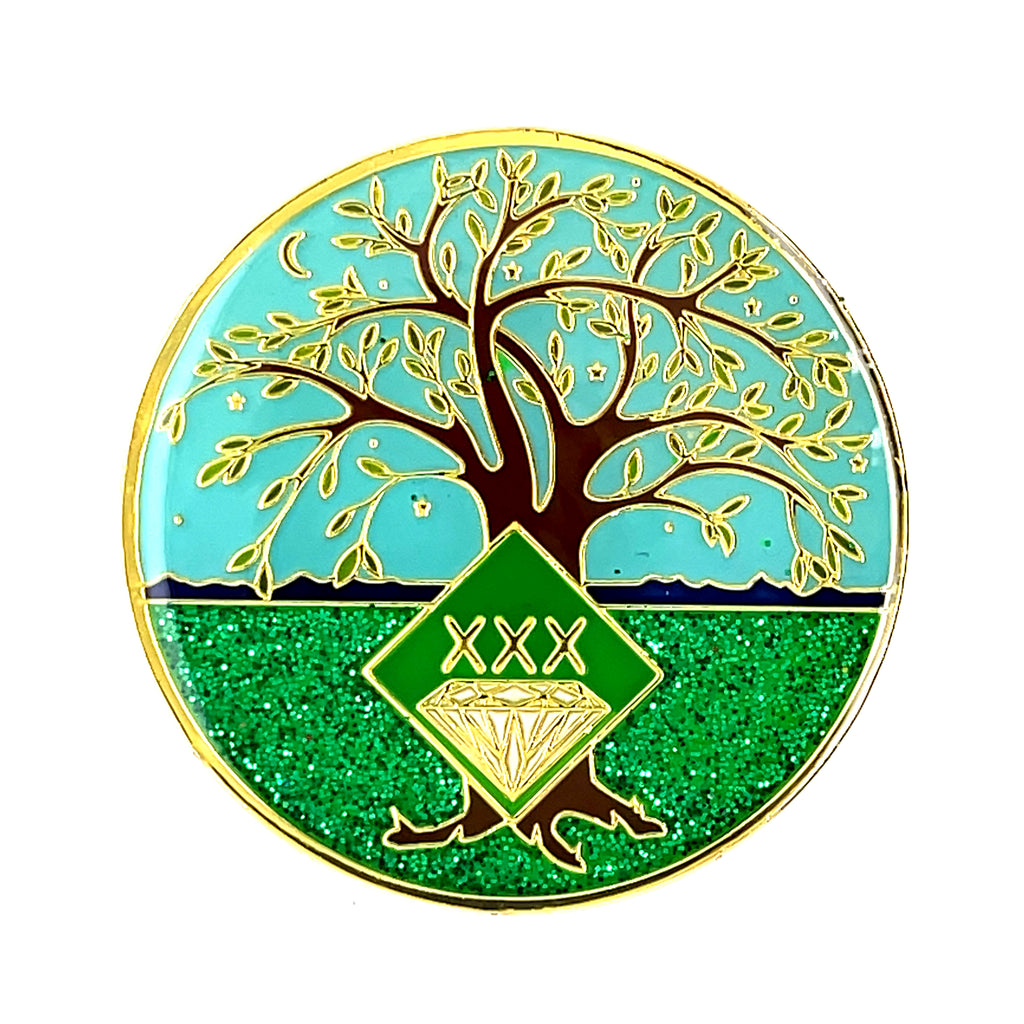 30 Year AA Medallions - Thirty Year Alcoholics Anonymous Coins and ...