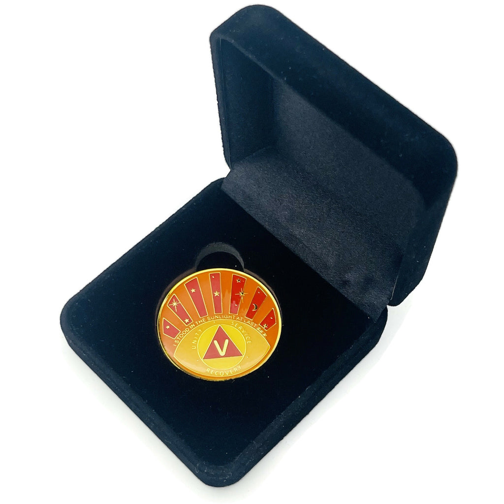 5 Year AA Medallions - Five Year Alcoholics Anonymous Coins and Chips ...