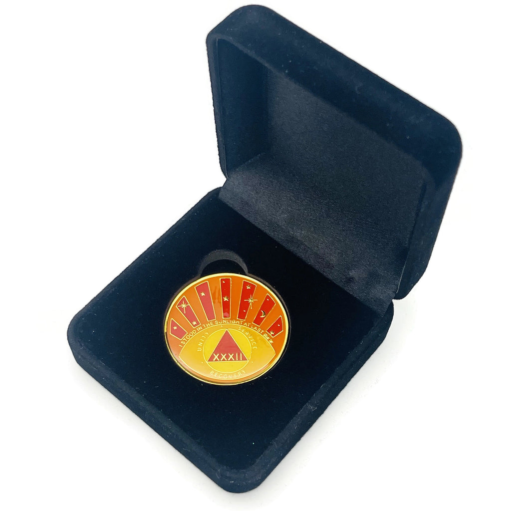 32 Year AA Medallions - Thirty-Two Year Alcoholics Anonymous Coins and ...