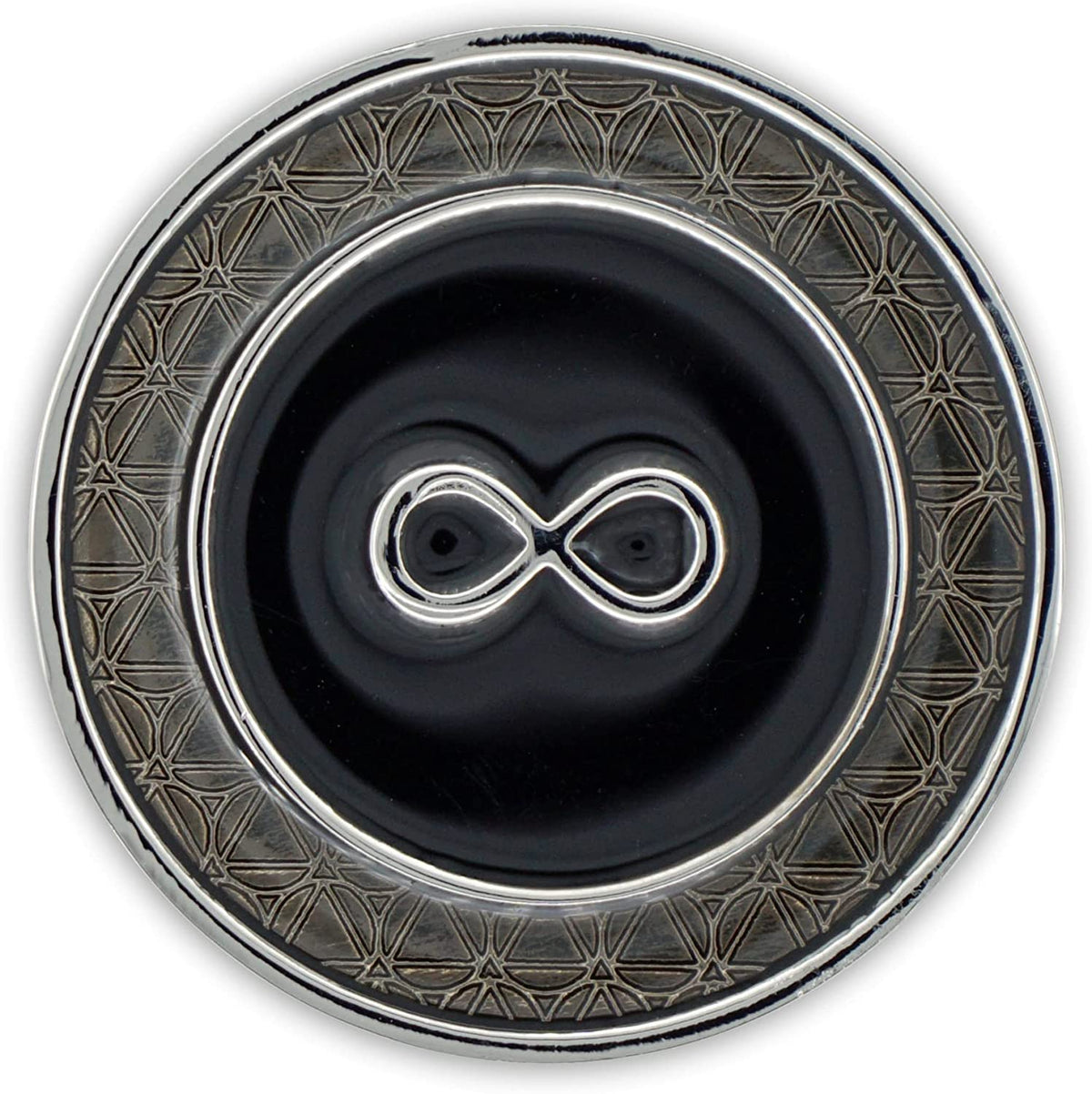 Infinity Thick Tri-plated AA Affirmation Recovery Medallion - Black ...