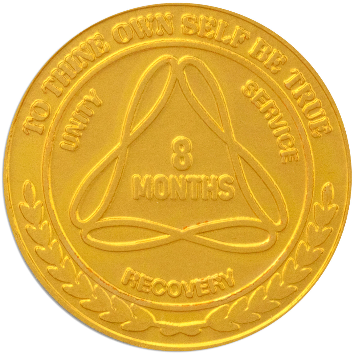 24 Hours to 11 Months Sobriety Mint Infinity Aluminum AA Meeting Chips ...