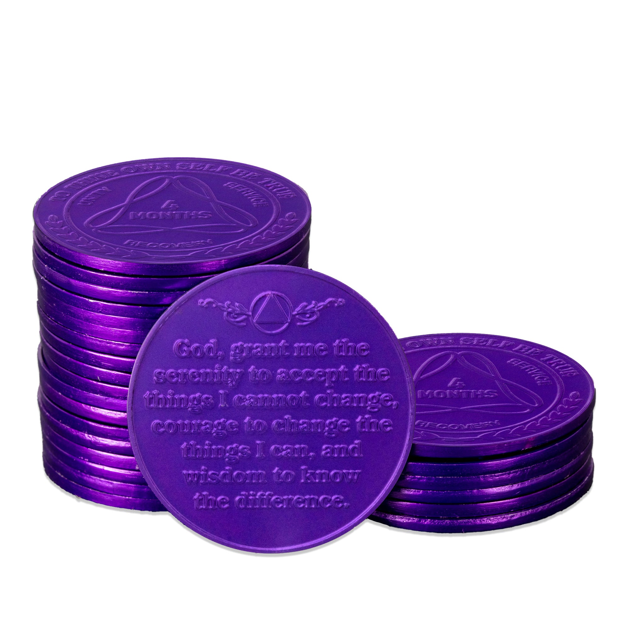 AA Meeting Chips and Starter Sets - Aluminum, Bronze and Poker Chips ...