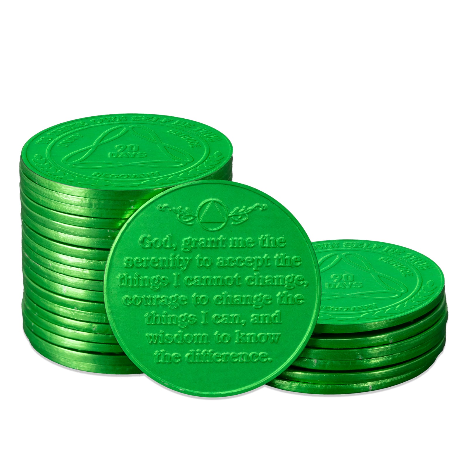 AA Meeting Chips and Starter Sets - Aluminum, Bronze and Poker Chips ...