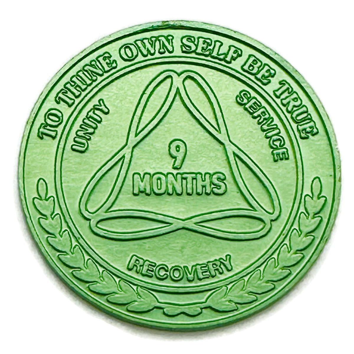 Sobriety Mint Aluminum AA Meeting Chips - Newcomer Coins - 9 Months ...