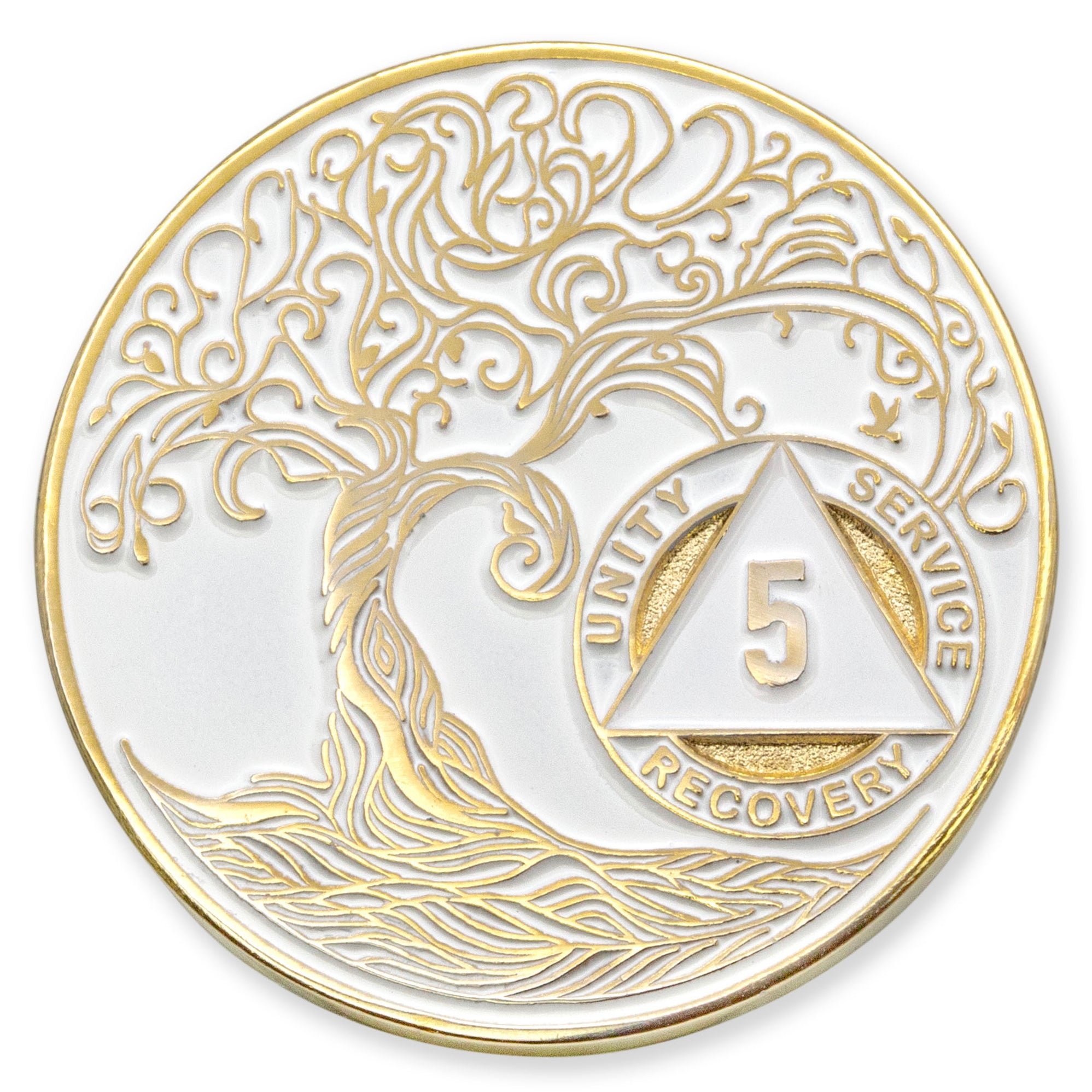 5 Year AA Medallions - Five Year Alcoholics Anonymous Coins and Chips ...