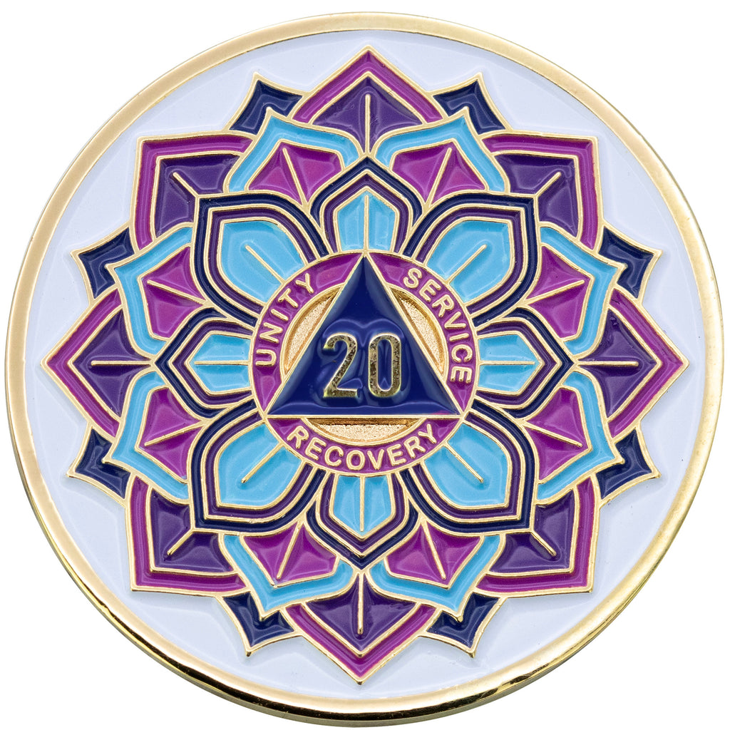 20 Year AA Medallions - Twenty Year Alcoholics Anonymous Coins and ...