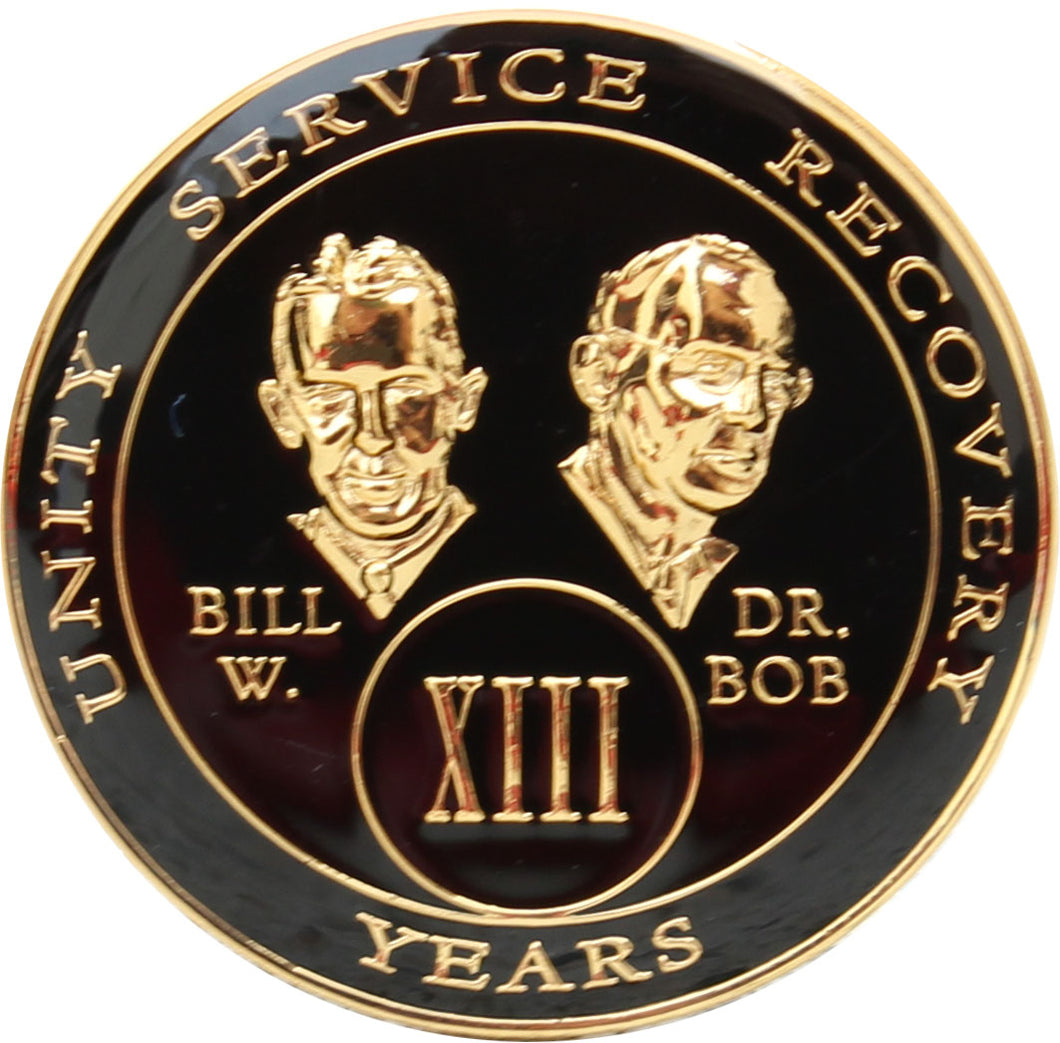 13 Year AA Medallions - Thirteen Year Alcoholics Anonymous Coins and ...