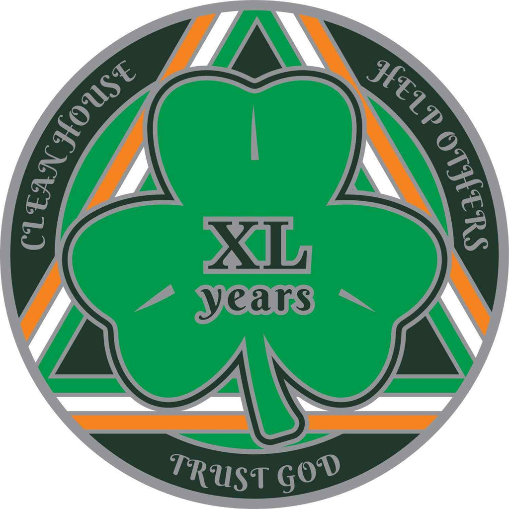 40 Year AA Medallions - Forty Year Alcoholics Anonymous Coins and Chips ...