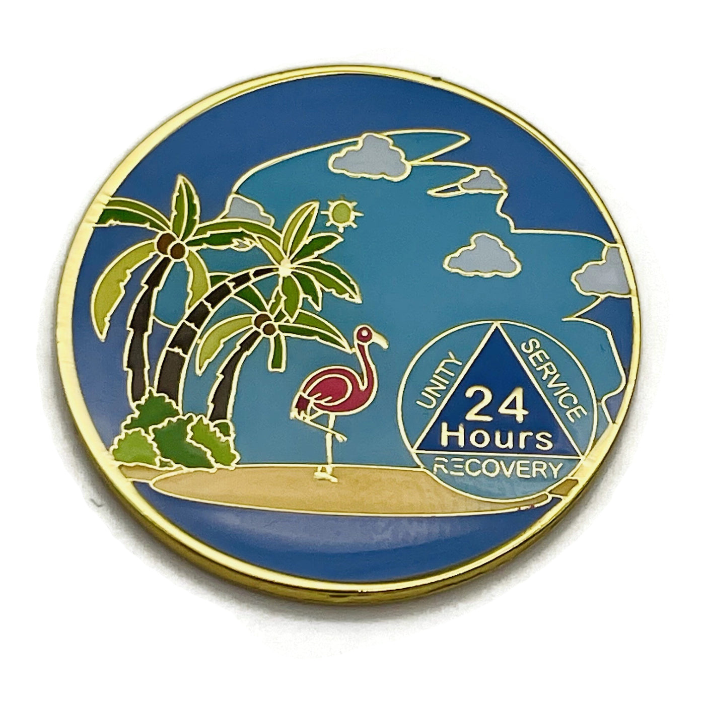 1 to 60 Beach Themed Specialty AA Recovery Medallion/Chip/Coin — AA ...