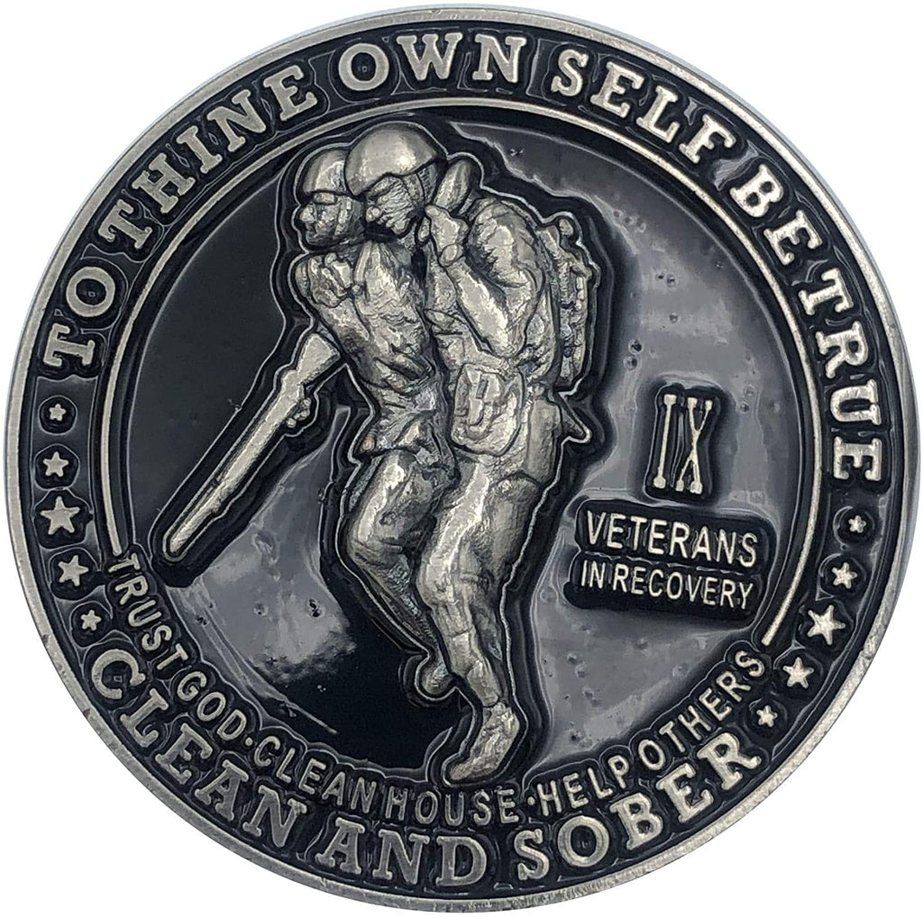 9 Year AA Medallions - Nine Year Alcoholics Anonymous Coins and Chips ...