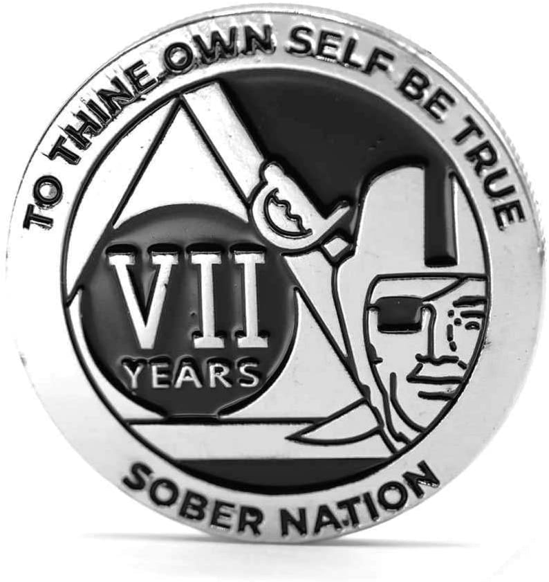 7 Year AA Medallions - Seven Year Alcoholics Anonymous Coins and Chips ...