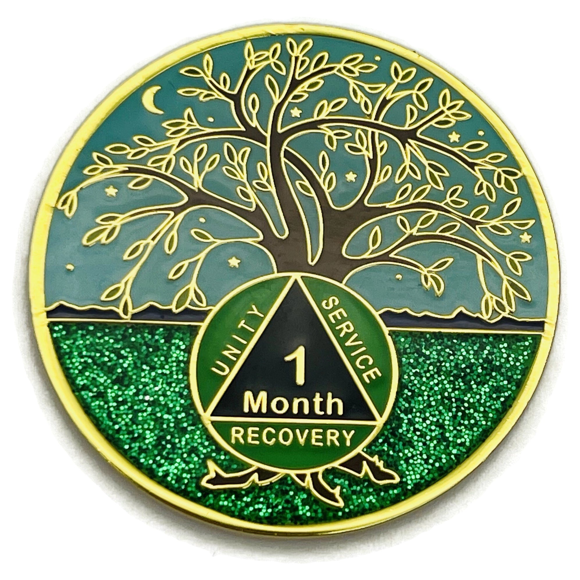 1 to 60 Year Tree of Life Specialty AA Recovery Medallion/Chip/Coin ...