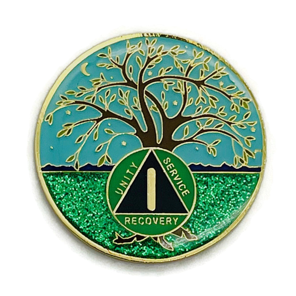 31-40 Year AA Medallions - Alcoholics Anonymous Coins, Chips, Tokens ...