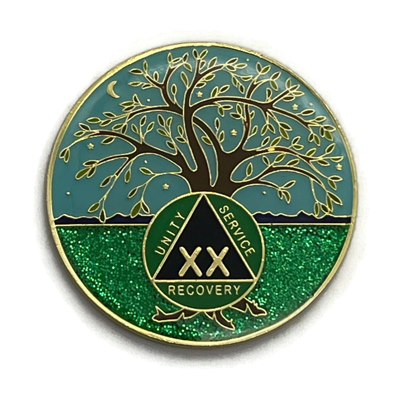 1 to 60 Year Tree of Life Specialty AA Recovery Medallion/Chip/Coin ...
