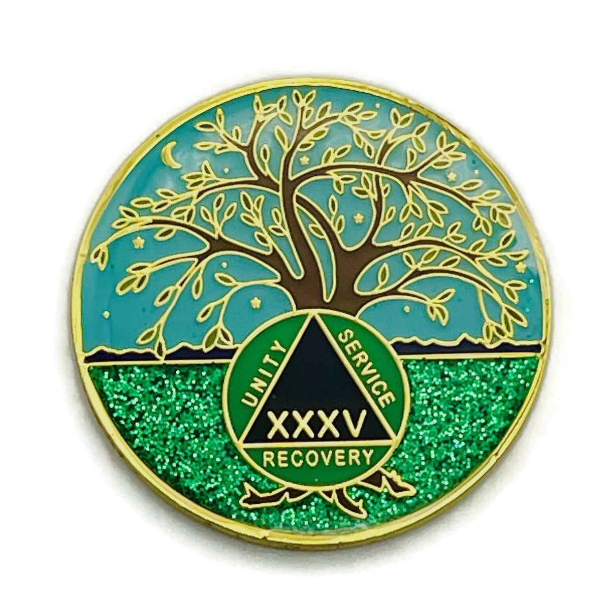 1 to 60 Year Tree of Life Specialty AA Recovery Medallion/Chip/Coin ...