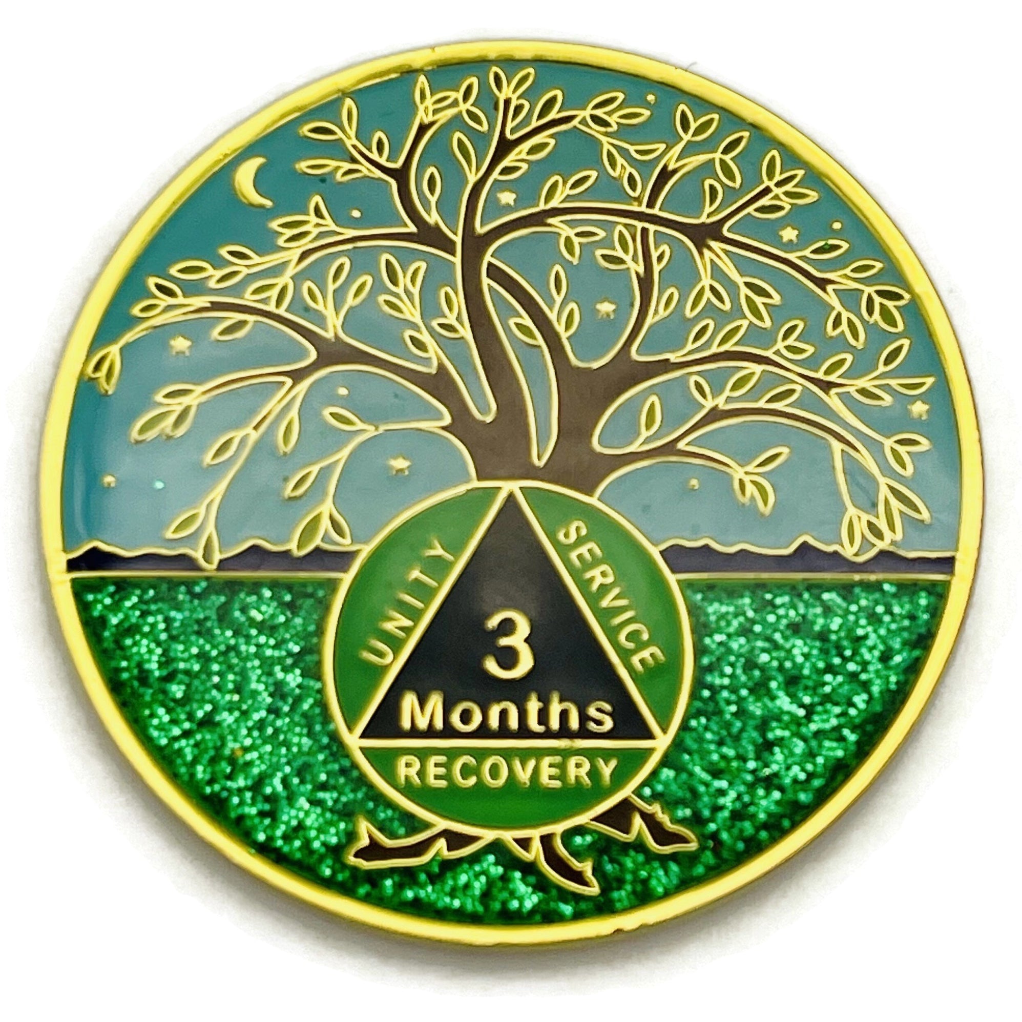 1 to 60 Year Tree of Life Specialty AA Recovery Medallion/Chip/Coin ...
