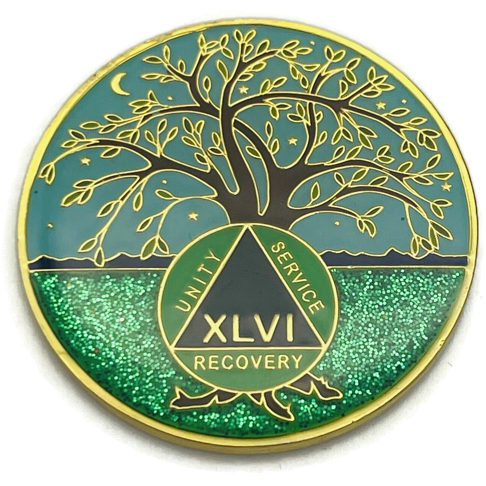 1 to 60 Year Tree of Life Specialty AA Recovery Medallion/Chip/Coin ...