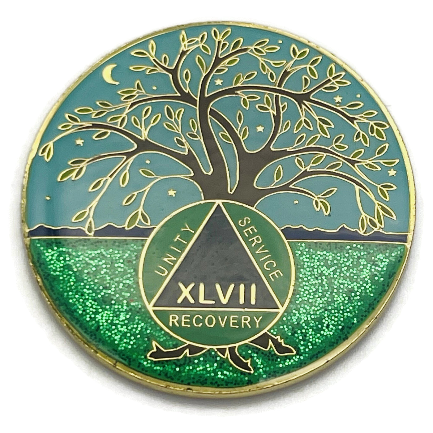 1 to 60 Year Tree of Life Specialty AA Recovery Medallion/Chip/Coin ...