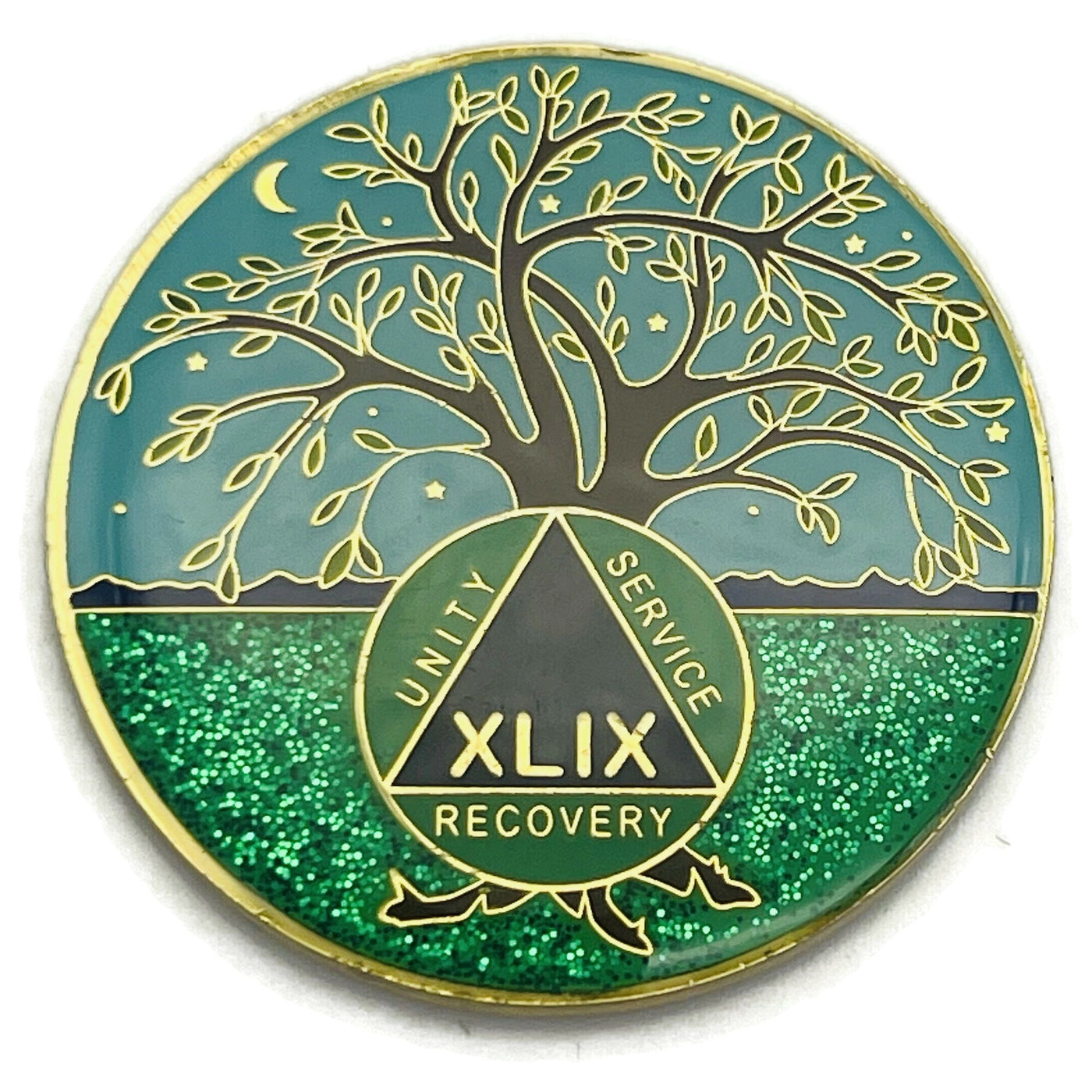 1 to 60 Year Tree of Life Specialty AA Recovery Medallion/Chip/Coin ...