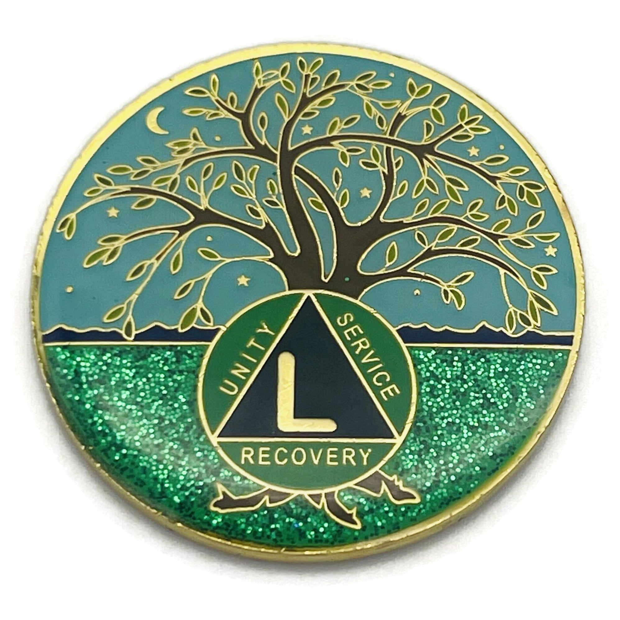 1 to 60 Year Tree of Life Specialty AA Recovery Medallion/Chip/Coin ...