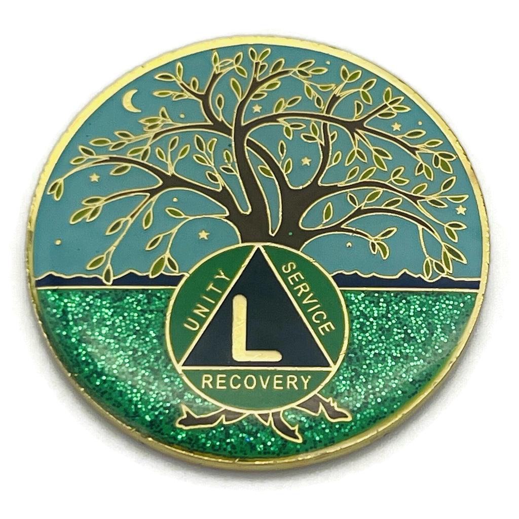 50 Year AA Medallions - Fifty Year Alcoholics Anonymous Coins and Chips ...