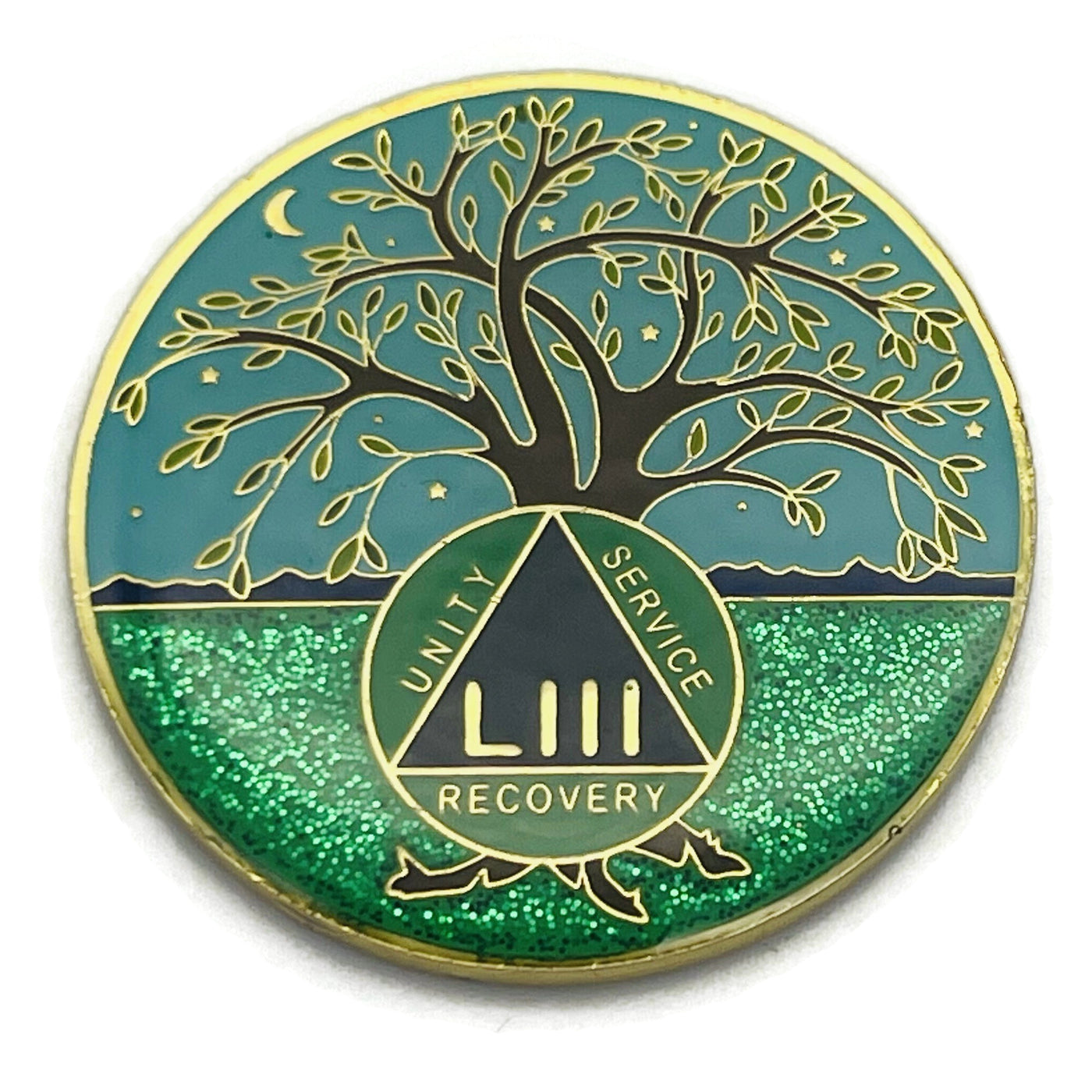 1 to 60 Year Tree of Life Specialty AA Recovery Medallion/Chip/Coin ...