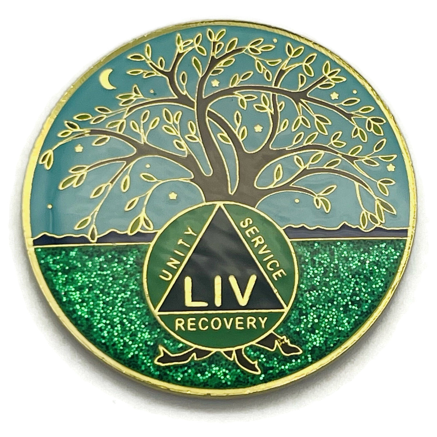 1 to 60 Year Tree of Life Specialty AA Recovery Medallion/Chip/Coin ...