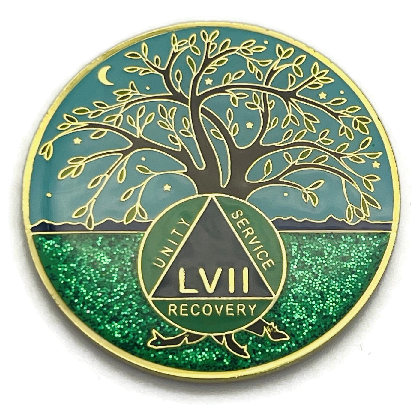 1 to 60 Year Tree of Life Specialty AA Recovery Medallion/Chip/Coin ...