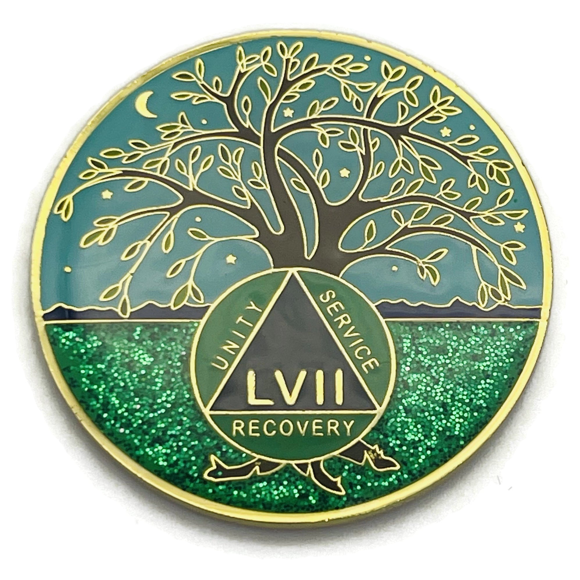 1 to 60 Year Tree of Life Specialty AA Recovery Medallion/Chip/Coin ...