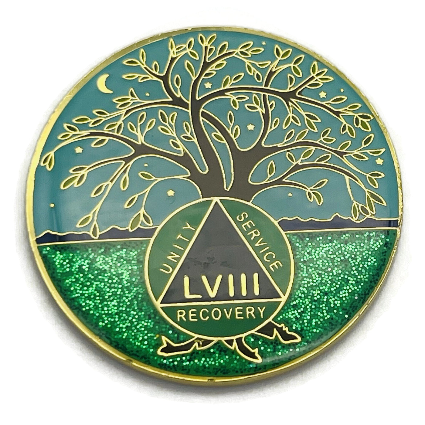 1 to 60 Year Tree of Life Specialty AA Recovery Medallion/Chip/Coin ...