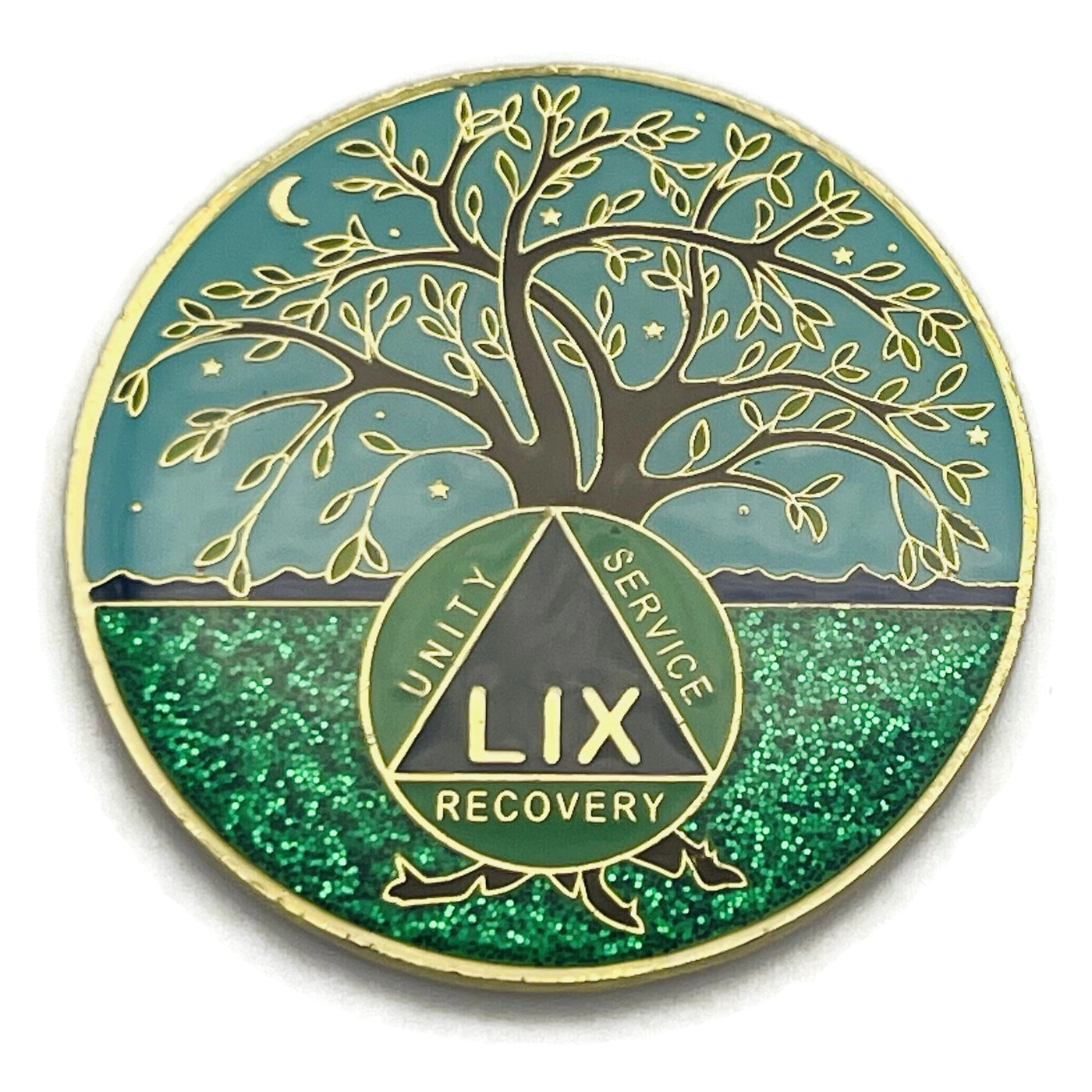 1 to 60 Year Tree of Life Specialty AA Recovery Medallion/Chip/Coin ...