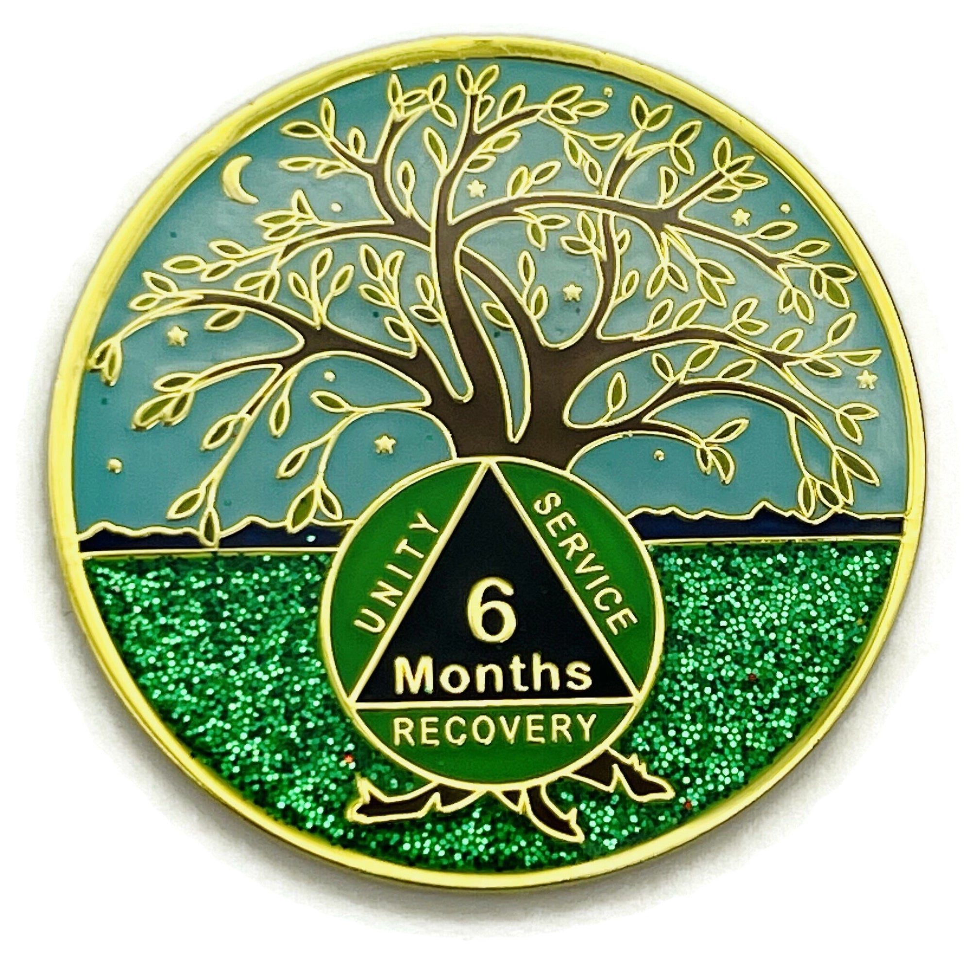 1 to 60 Year Tree of Life Specialty AA Recovery Medallion/Chip/Coin ...