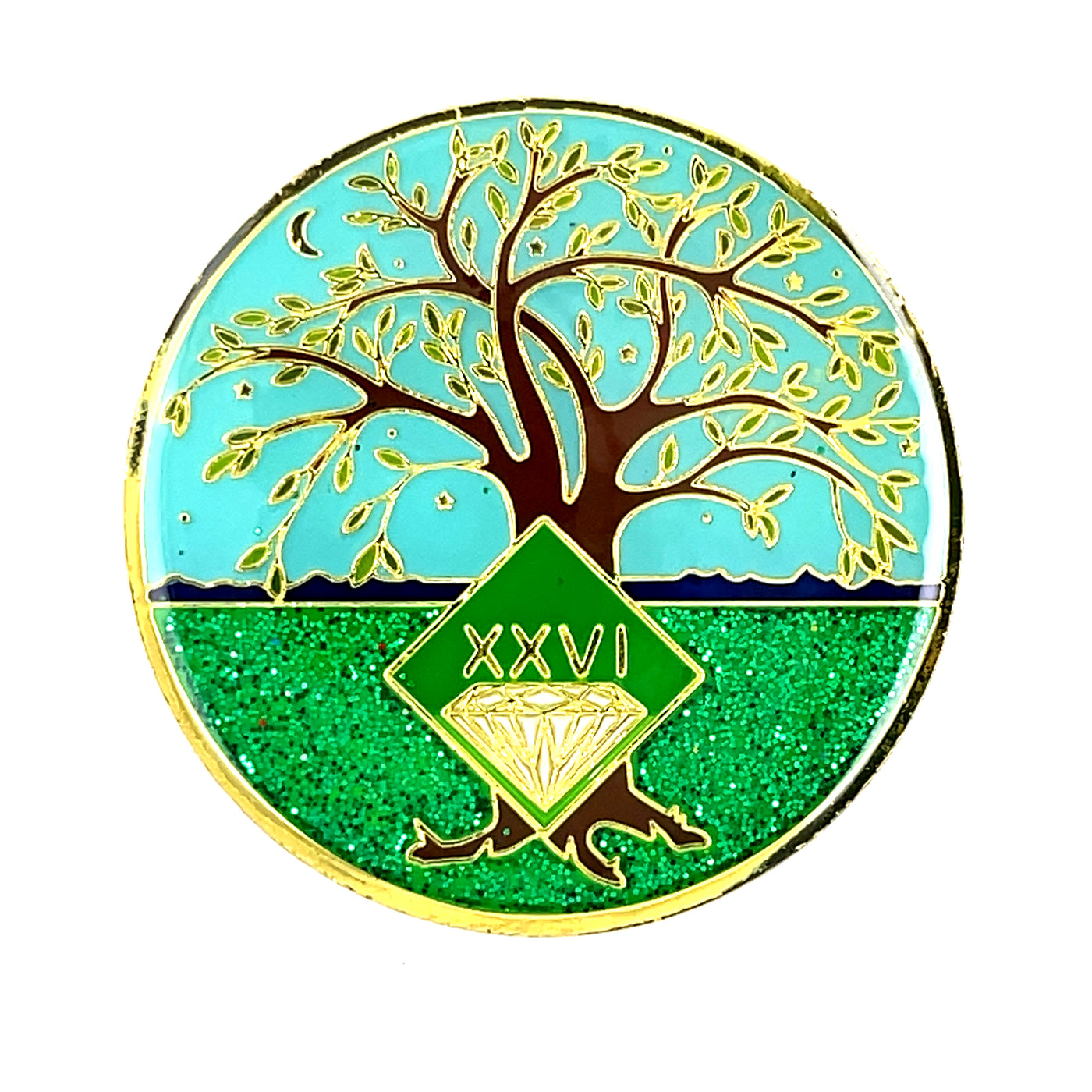 1 to 40 Year Tree of Life Specialty NA Recovery Medallion/Chip/Coin ...