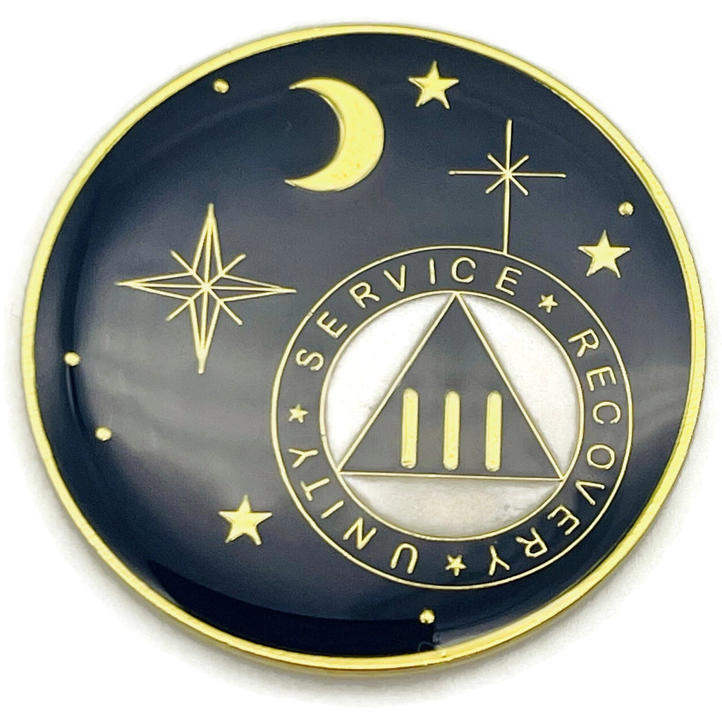 3 Year AA Medallions - Three Year Alcoholics Anonymous Coins and Chips ...