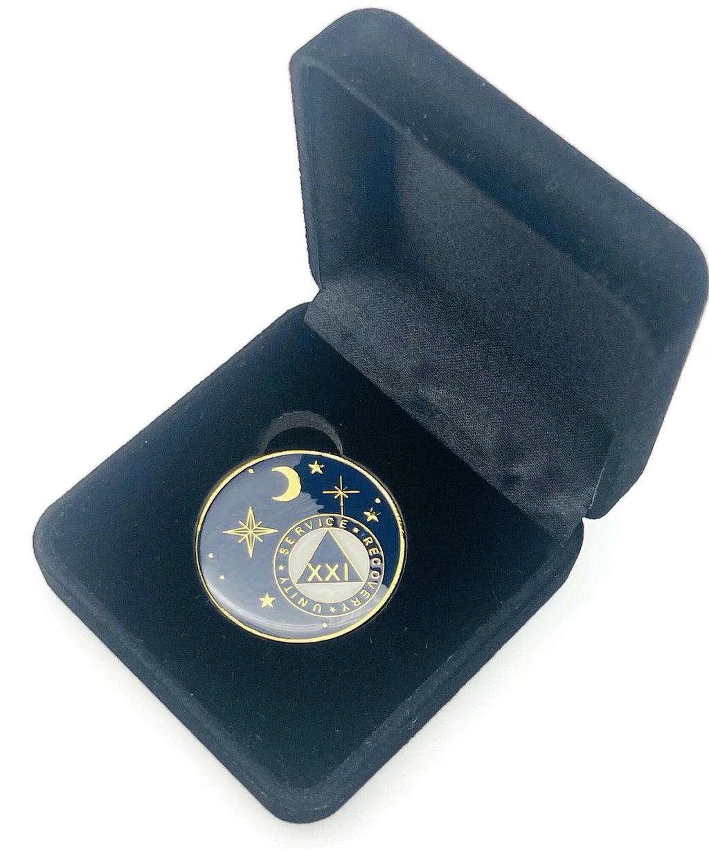 21 Year AA Medallions - Twenty-One Year Alcoholics Anonymous Coins and ...