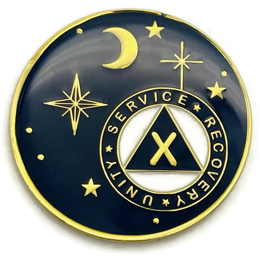 10 Year AA Medallions - Ten Year Alcoholics Anonymous Coins and Chips ...