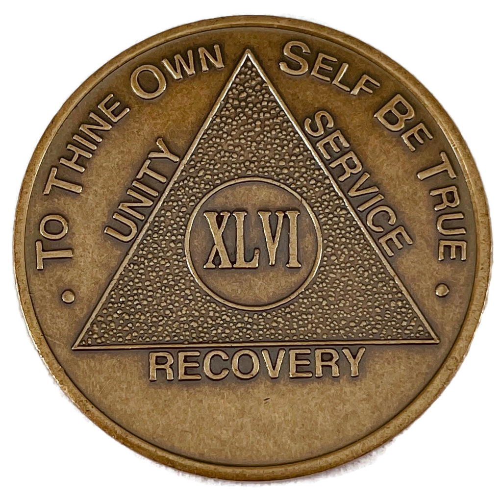 41-50 Year AA Medallions - Alcoholics Anonymous Coins, Chips, Tokens ...