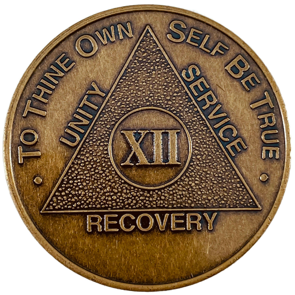 12 Year AA Medallions - Twelve Year Alcoholics Anonymous Coins and ...