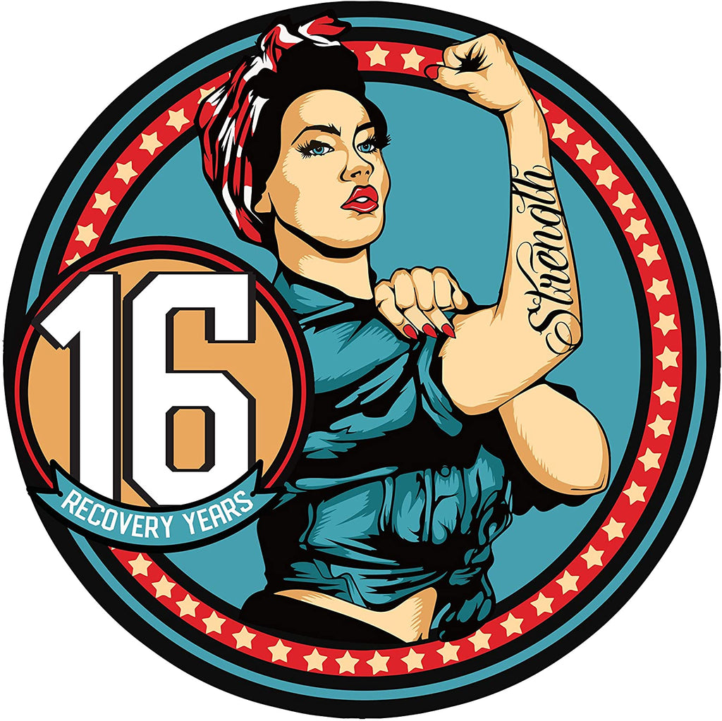 16 Year AA Medallions - Sixteen Year Alcoholics Anonymous Coins and ...