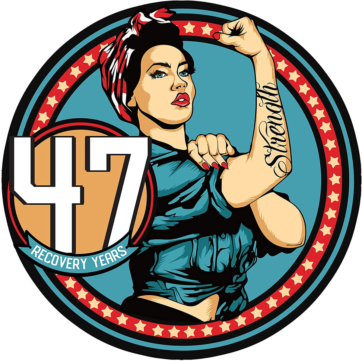 Rosie Recovery 47 Year AA/NA Medallion - Sobriety Chip/Coin/Token — AA ...